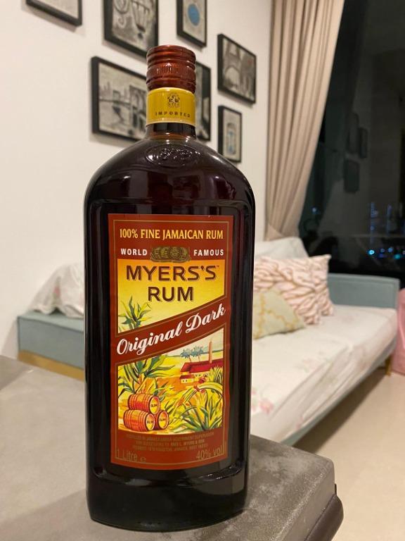 Myers Dark Rum - Jamaican Rum - 1 Litre, Food & Drinks, Alcoholic ...