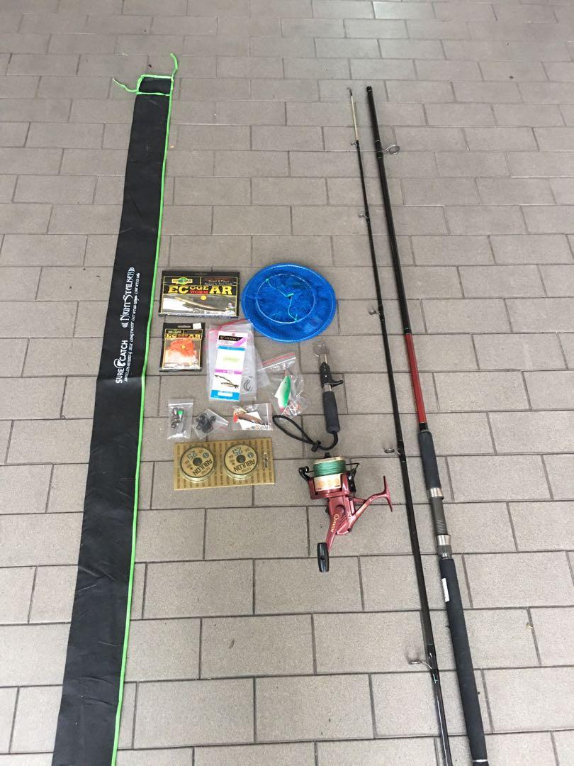 New 12’ft SureCatch Rod and QUANTUM XR7 Reel on Carousell