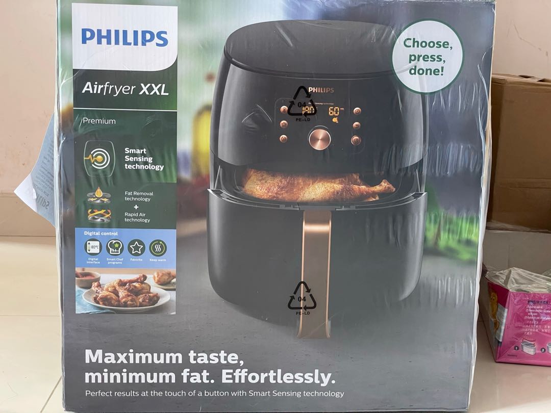 Philips Airfryer HD9860 XXL Premium, TV & Home Appliances, Kitchen ...