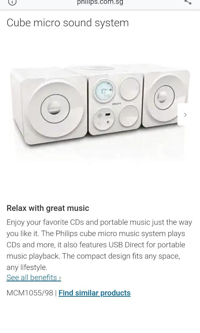 Philips Remote Control for MCM1055/98, TV & Home Appliances, TV ...