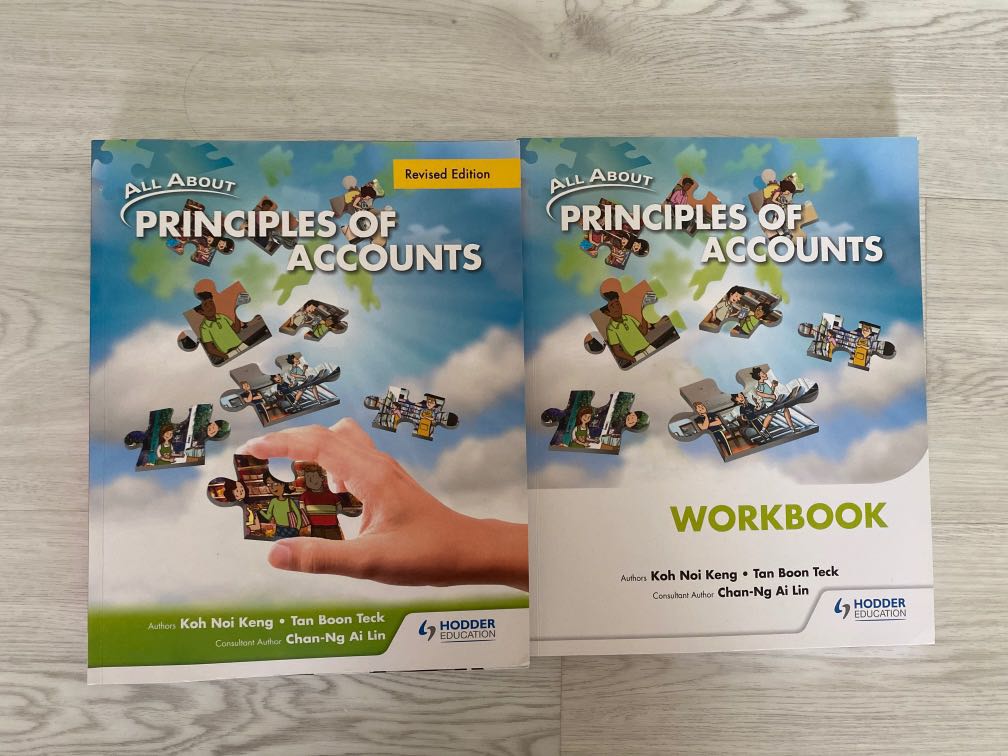 poa workbook & textbook [ all about principles of accounts by hodder ...