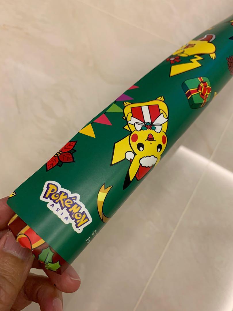 Pop mart and Pokémon Wrapping paper, Hobbies & Toys, Stationery & Craft ...