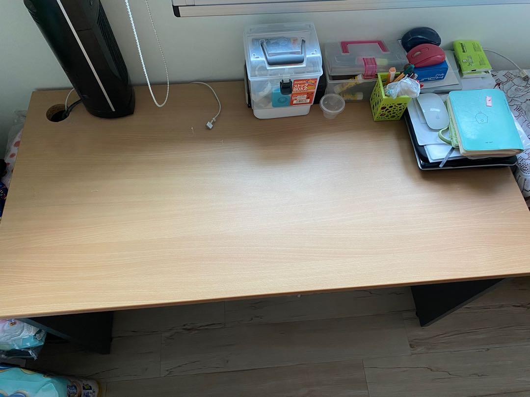 Rectangular Study table (120(L) x 60(W) x 74(H)), Furniture & Home ...