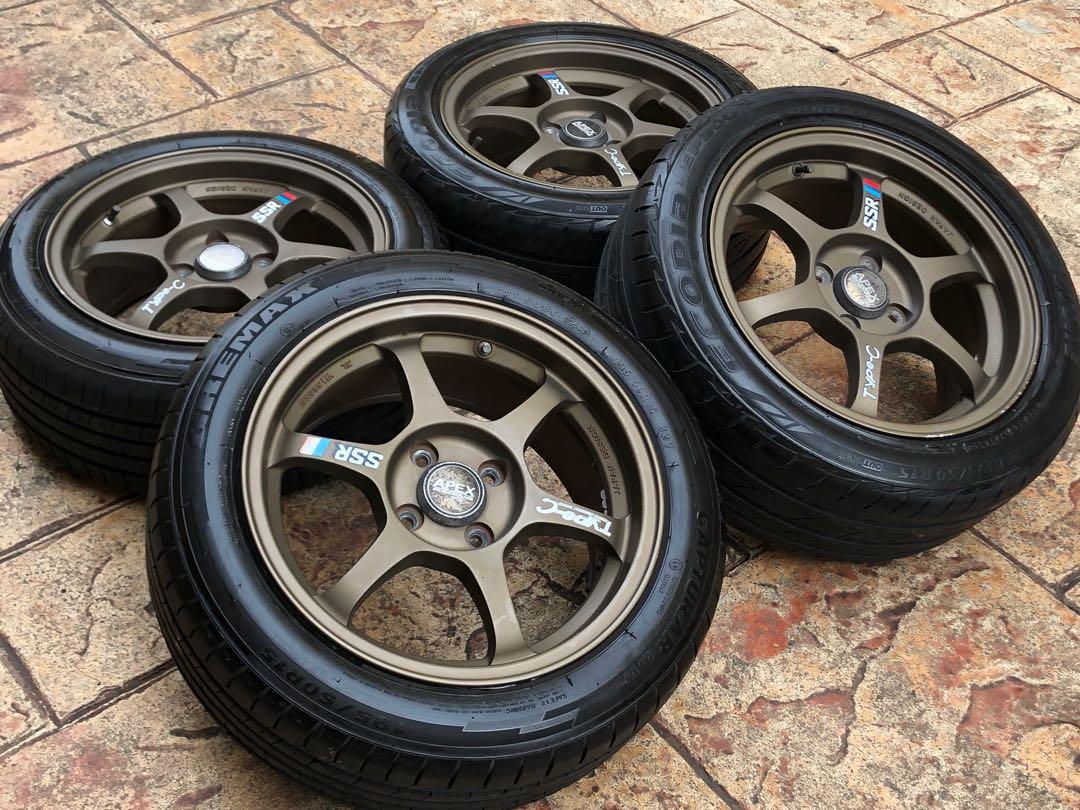 RIM SSR TYPE C 15 PCD100, Auto Accessories on Carousell