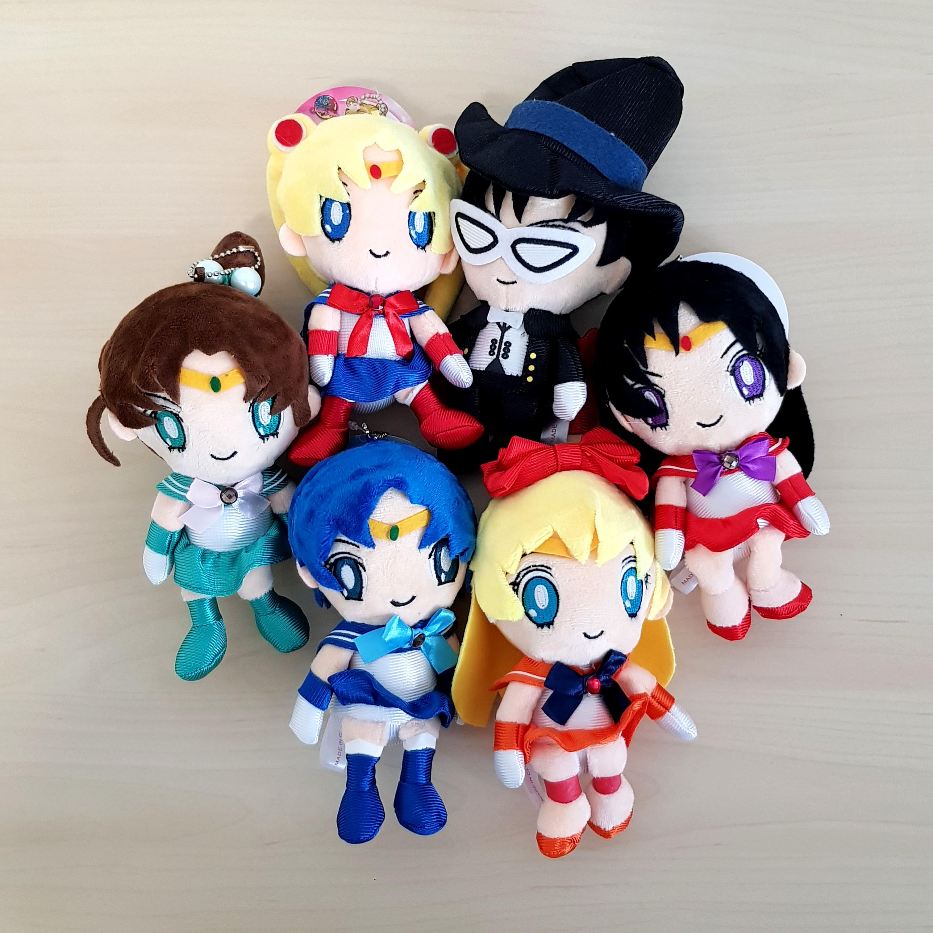 Sailor Moon Plush Set, Hobbies & Toys, Toys & Games on Carousell