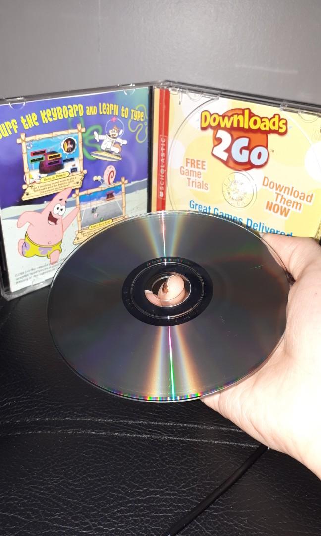 Spongebob Squarepants Typing Lessons Game CD For Kids, Video Gaming ...