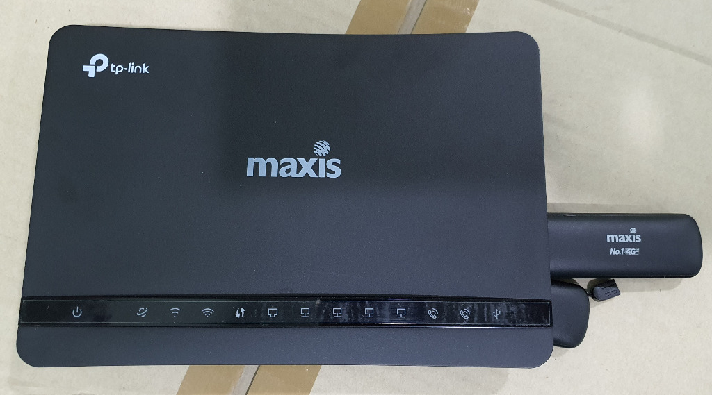 TP-Link c5v maxis modem + dongle, Computers & Tech, Parts & Accessories ...