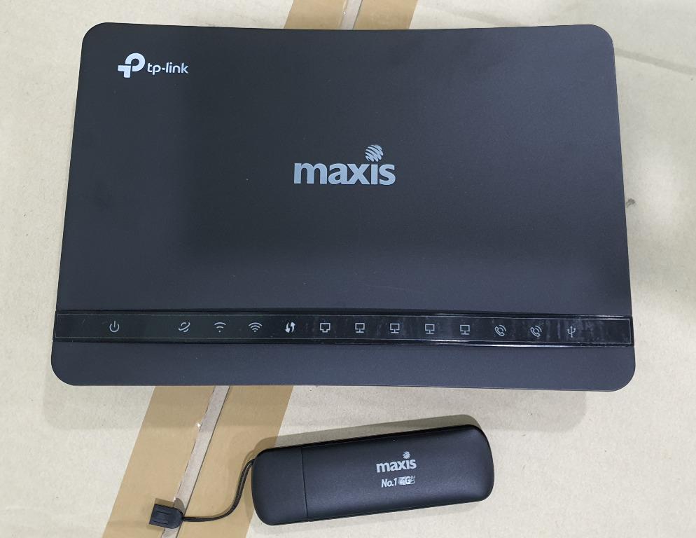 TP-Link c5v maxis modem + dongle, Computers & Tech, Parts & Accessories ...