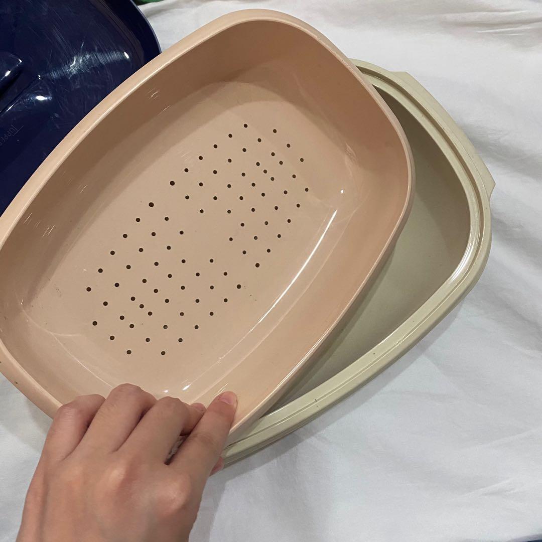 Tupperware Container & Strainer, Furniture & Home Living, Kitchenware ...