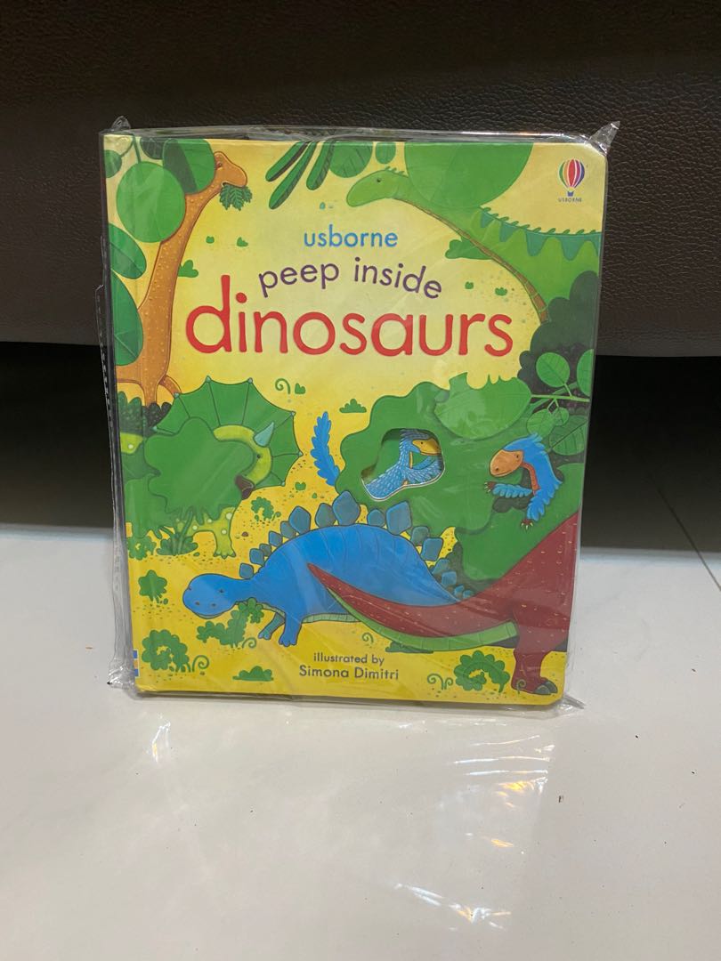Usborne brand new peep inside -dinosaurs, Hobbies & Toys, Books & Magazines, Children's Books on ...