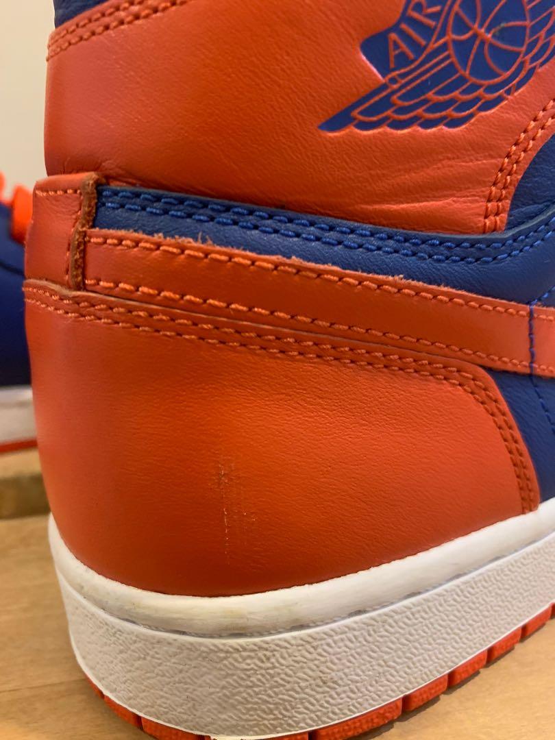 (USED) Air Jordan 1 Retro High OG “Knicks”, Men's Fashion, Footwear ...