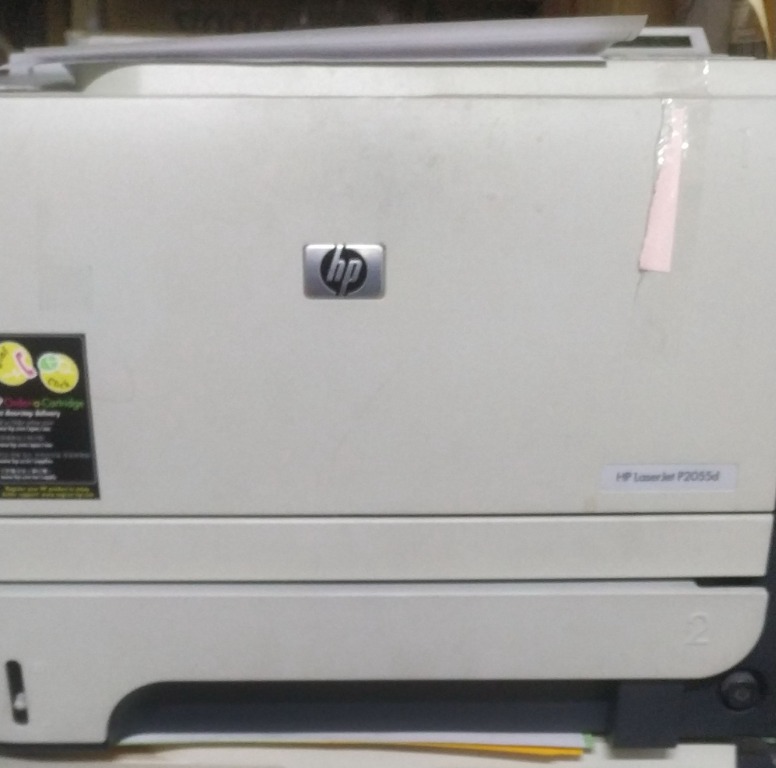 USED HP LaserJet P2055d CE457A 33 ppm A4 USB Laser Printer 黑白鐳射打印機, 電腦＆科技, 打印機及影印機 - Carousell