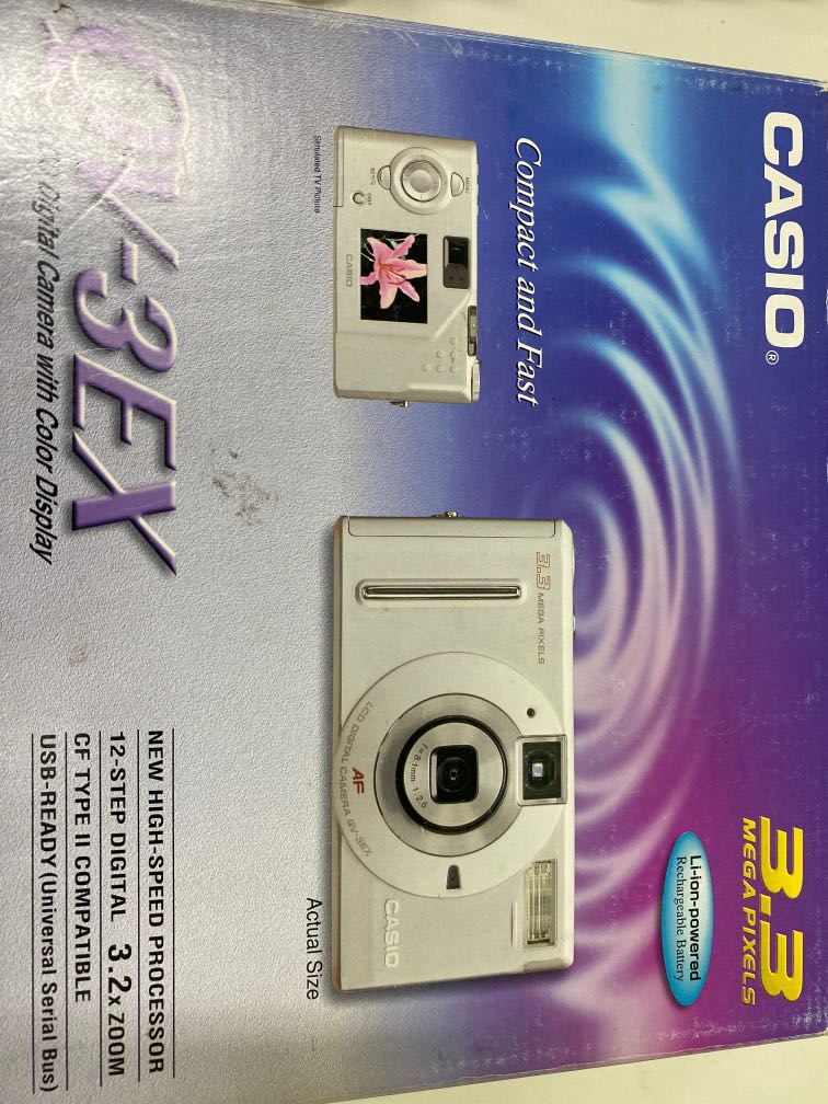 Vintage Casio Compact Digital Camera, Photography, Cameras on Carousell