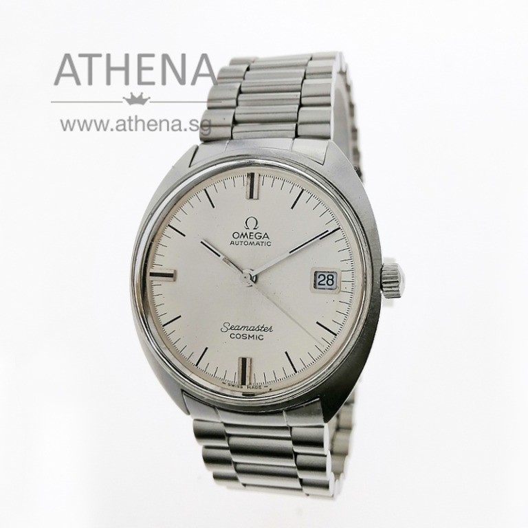 VINTAGE OMEGA SEAMASTER COSMIC AUTOMATIC "SILVER DIAL" 166026-T00L 107 , Luxury, Watches on ...