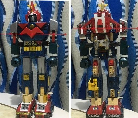 voltes v popy japan godaikin bandai robot, Hobbies & Toys, Toys & Games ...