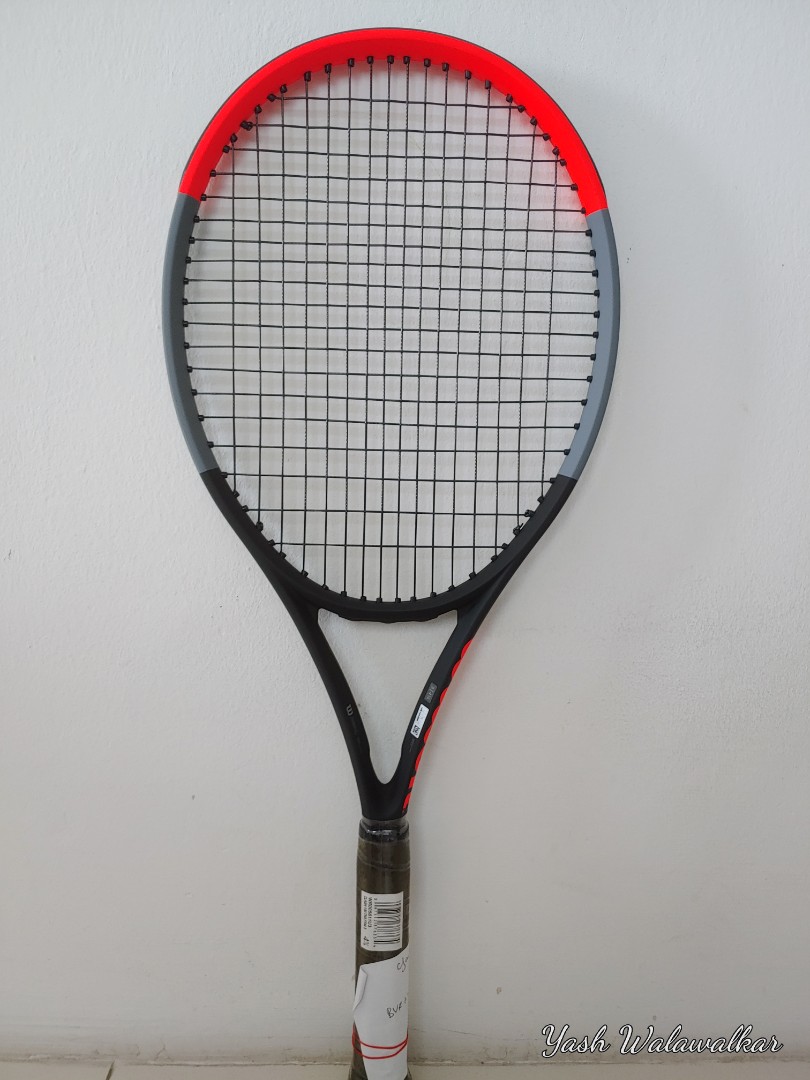 Wilson Clash 100 Tennis Racket, Sports Equipment, Sports & Games ...