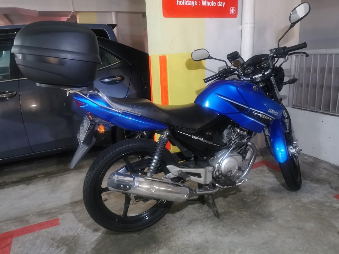 Yamaha YBR 125 Blue (COE till Oct 2022), Motorcycles, Motorcycles for ...