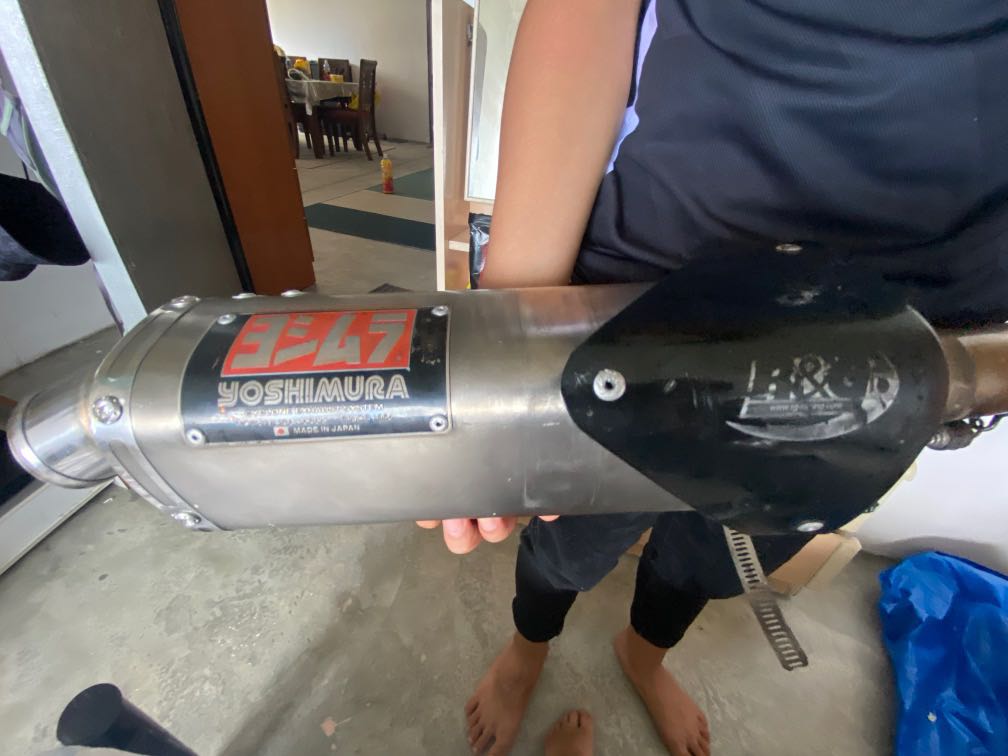 Yoshimura tri-oval with cert gen 1 (Spark/X1r), Motorcycles, Motorcycle ...