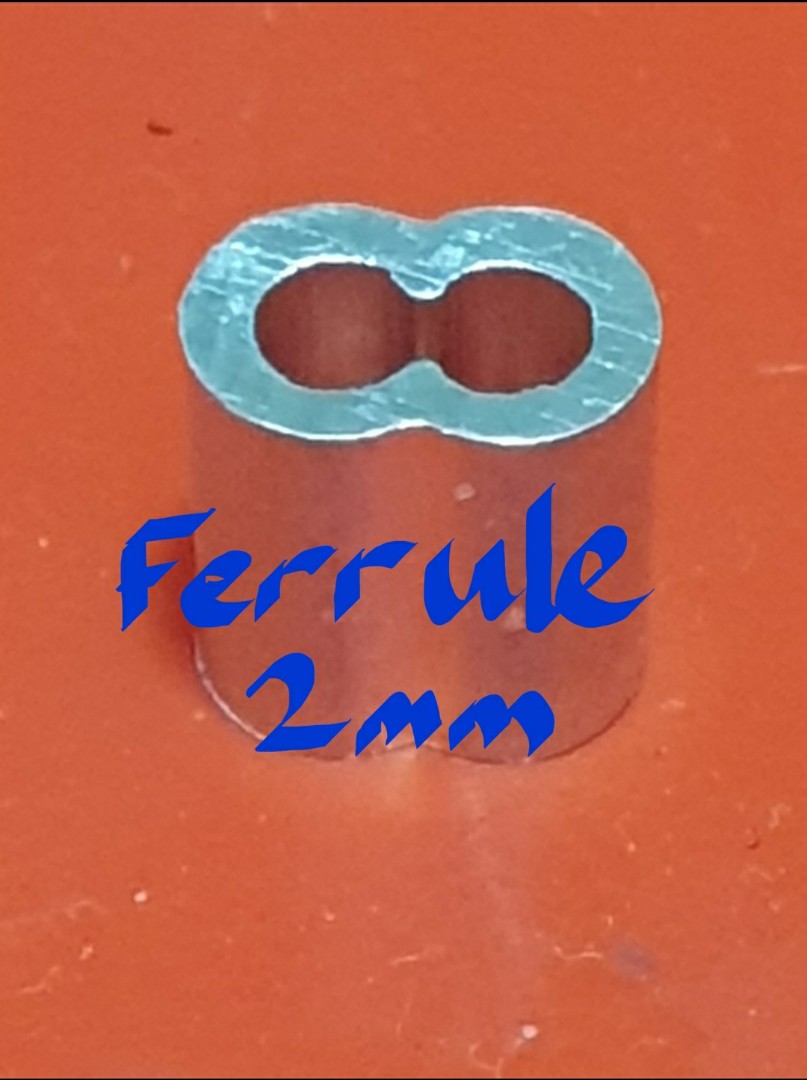Ferrule (15 pcs) - 2mm Aluminium, Everything Else on Carousell