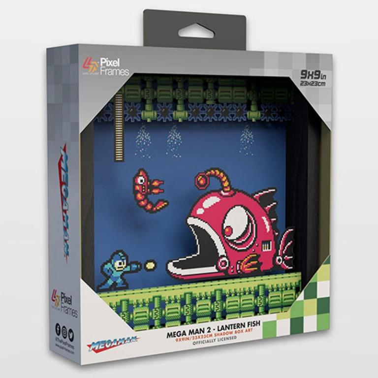 9x9 Pixel Frame Video Game Street Fighter Mega Man Contra Sonic ...