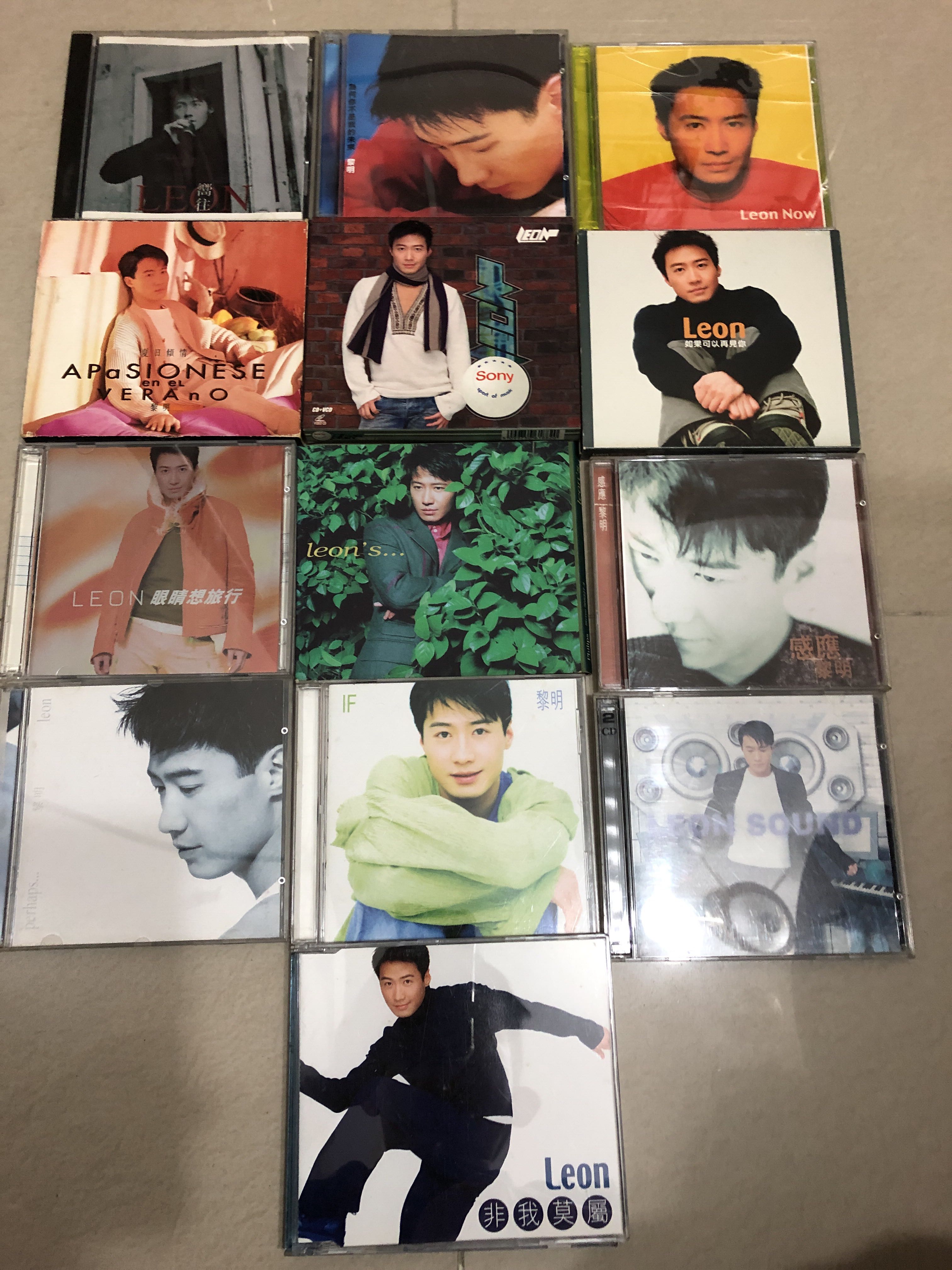 黎明 Leon Lai CD ( 13 隻), 興趣及遊戲, 音樂樂器 & 配件, 音樂與媒體 - CD 及 DVD - Carousell