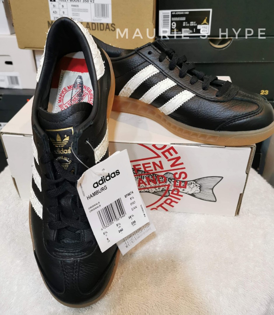 ADIDAS Hamburg x Fish Market - Black, Women's Fashion, Footwear ...