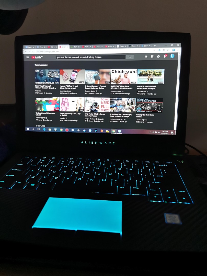 Alienware 13 R3 Gaming Laptop Core i7 7th gen 16gb RAM with 256gb M2 ...