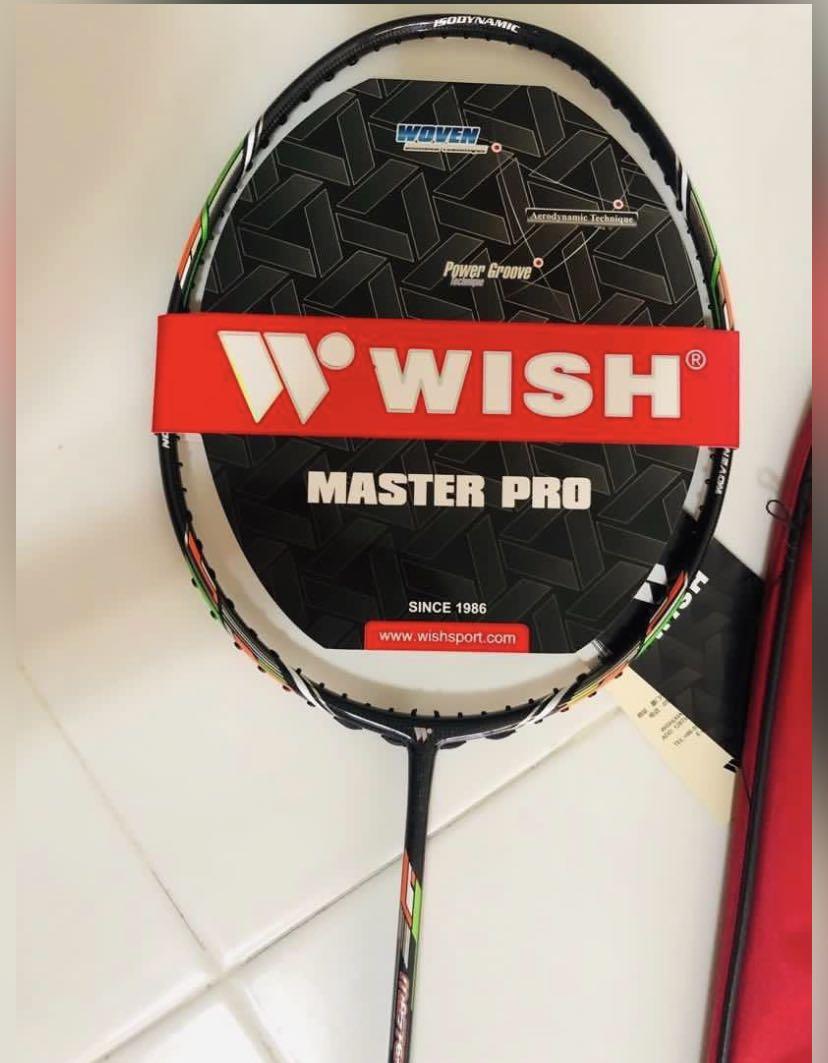 Badminton racket - wish master pro 5000, Sports Equipment, Sports ...