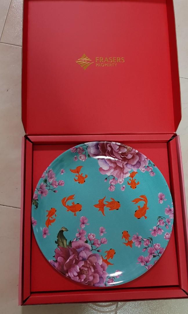 Big Decorates Plate 35cm diameter, Furniture & Home Living, Kitchenware ...