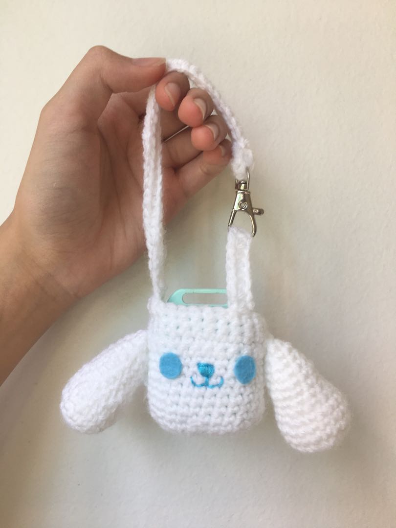 Crochet Cinnamoroll Trace Together Token Cover, Design & Craft ...