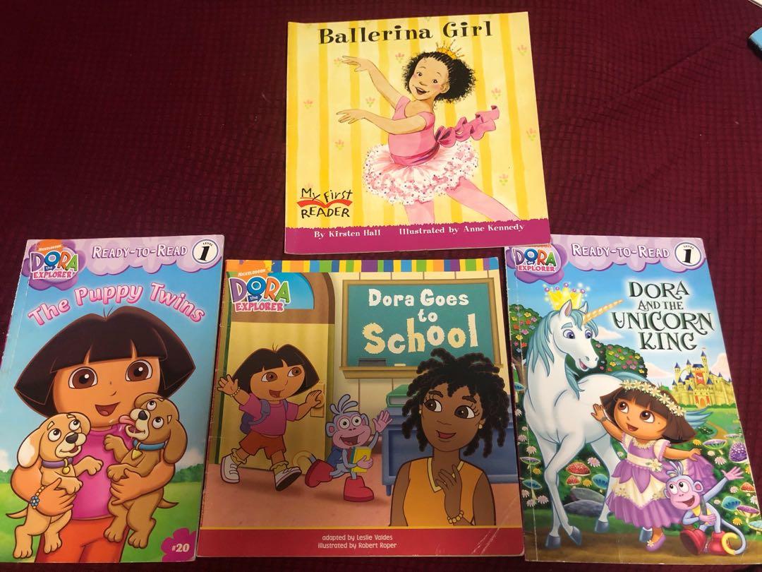 Dora the explorer and Ballerina girl Level 1, Hobbies & Toys, Books ...