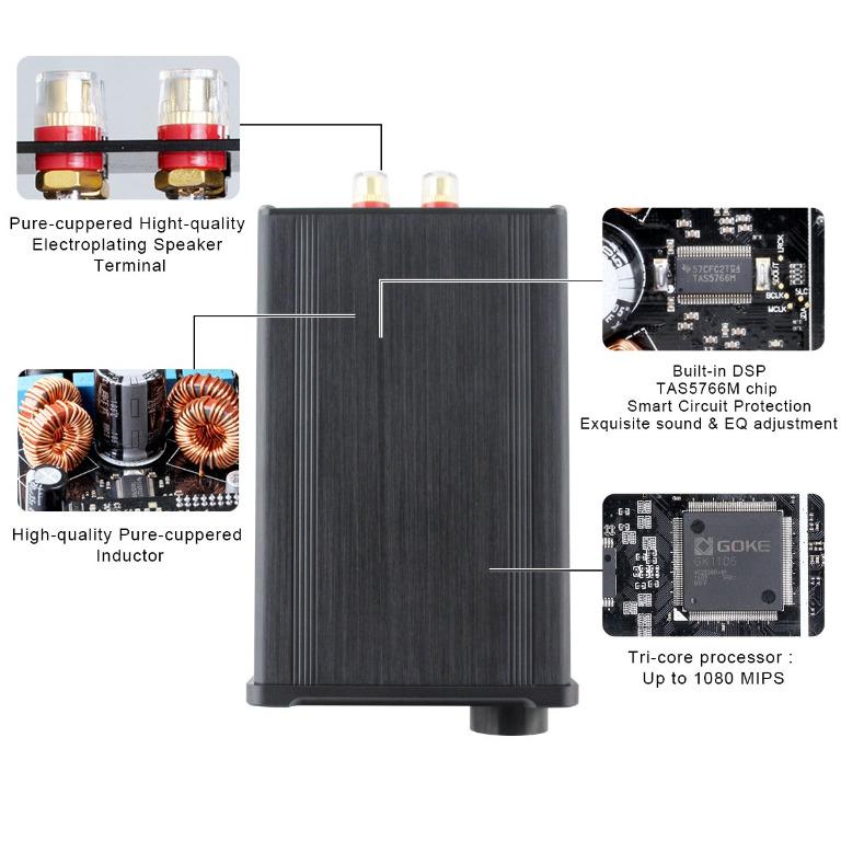 FREE! SMSL SA50 Plus 2x50w amplifier with purchase of $15 smsl Power ...