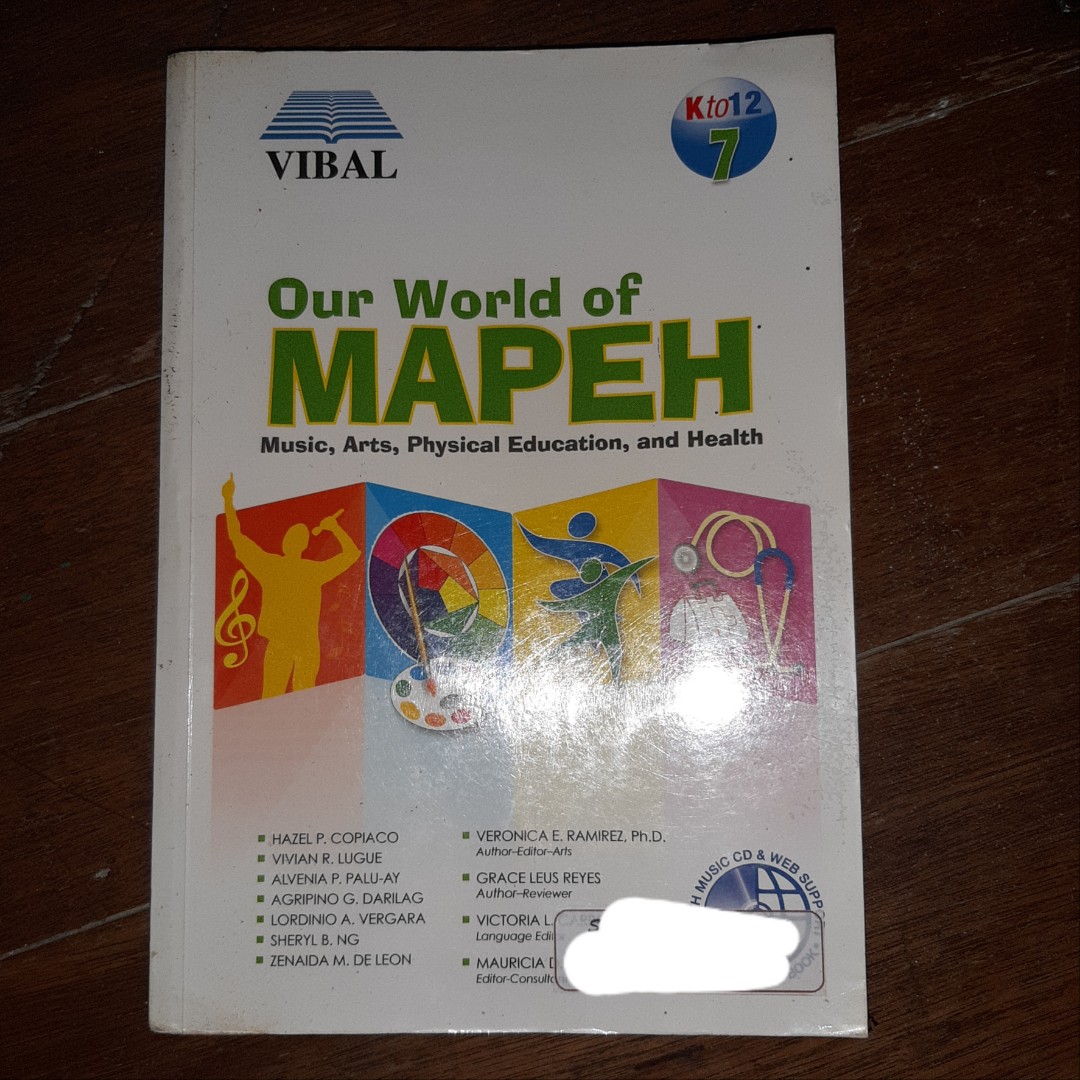 Grade 7 book Our World of MAPEH Music, Arts, Physical Education, and ...