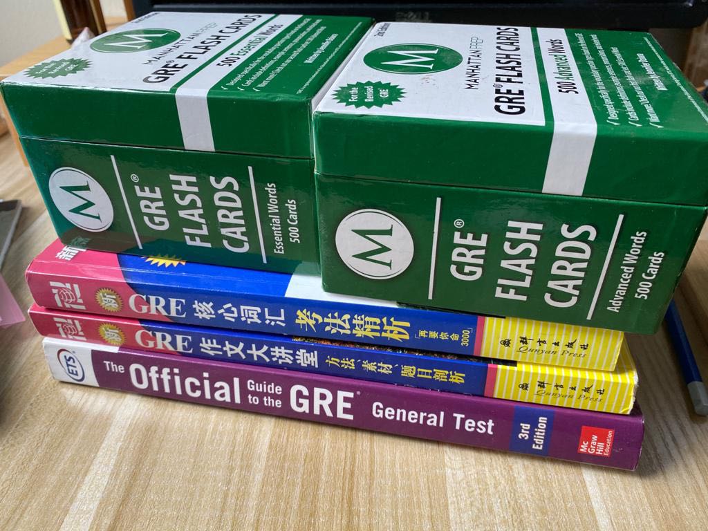 GRE Books and Flash Cards, Hobbies & Toys, Books & Magazines ...