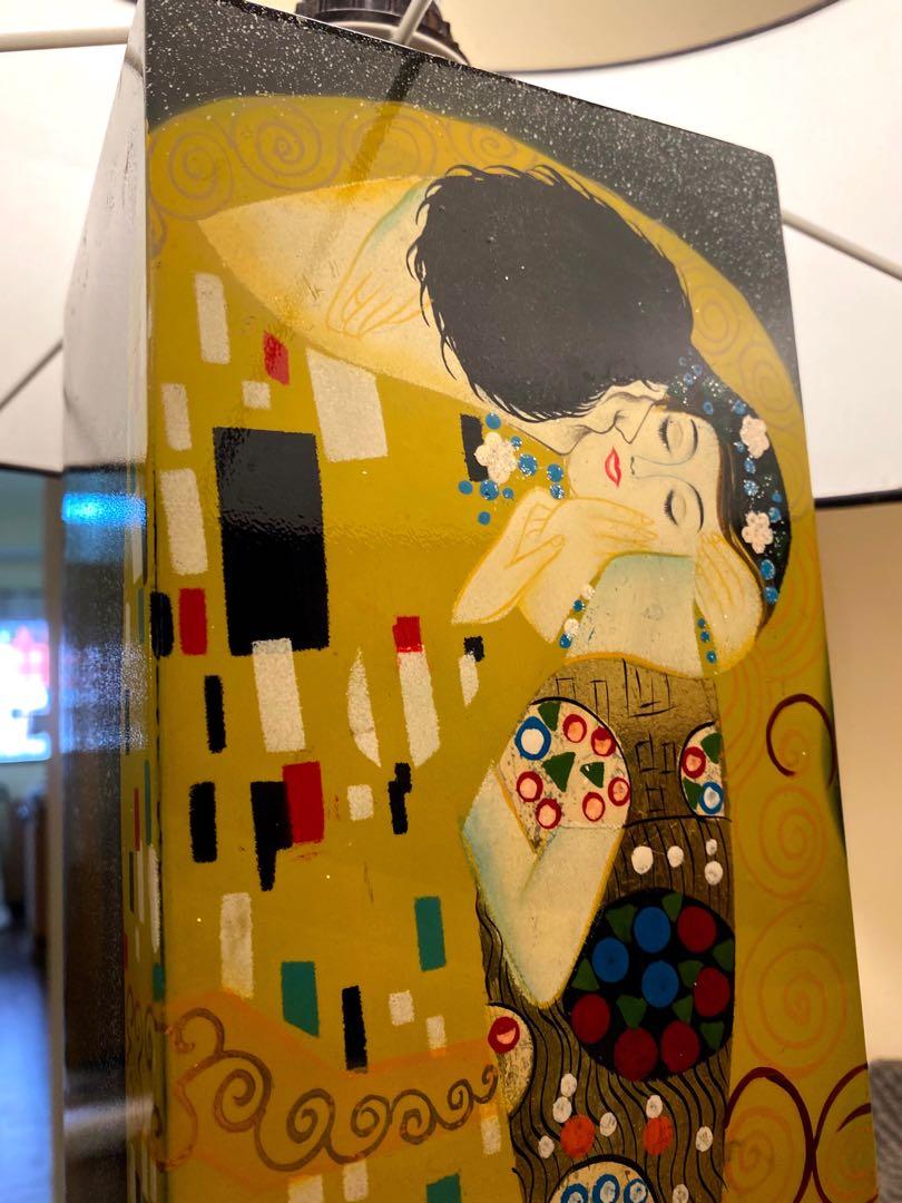 Gustav Klimt large Lamp with bulb, Furniture & Home Living, Lighting ...