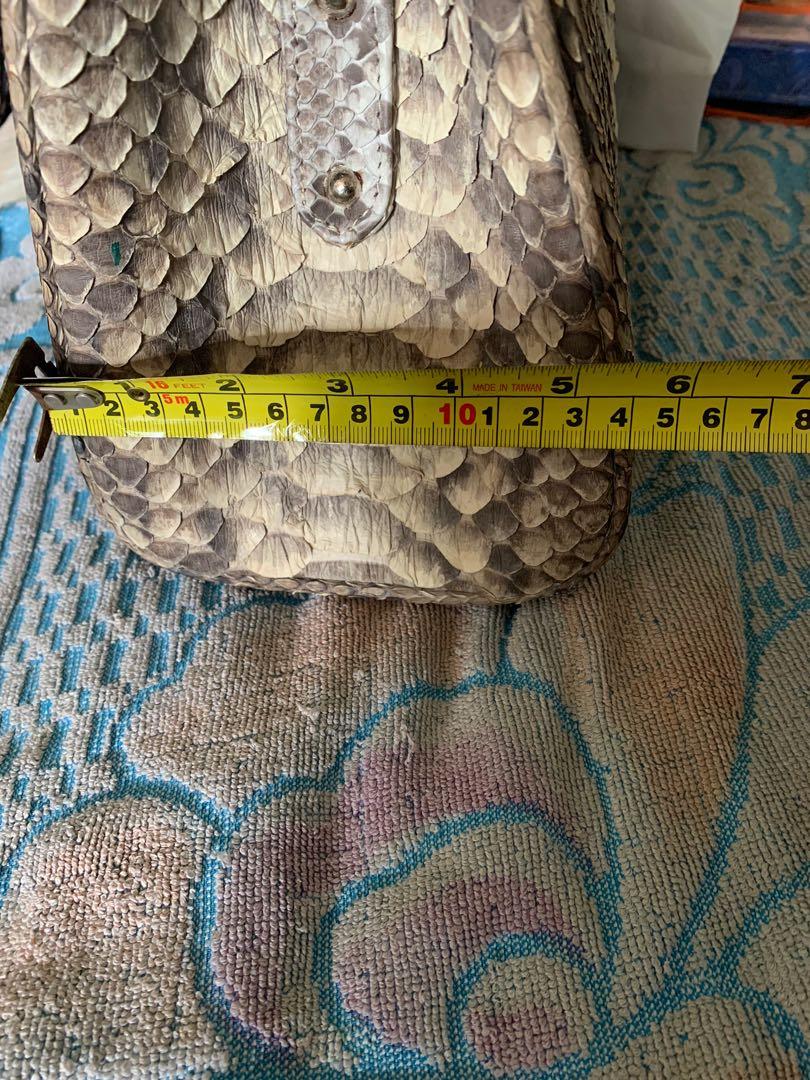 Handbag snake skin original light weight, Women's Fashion, Bags ...
