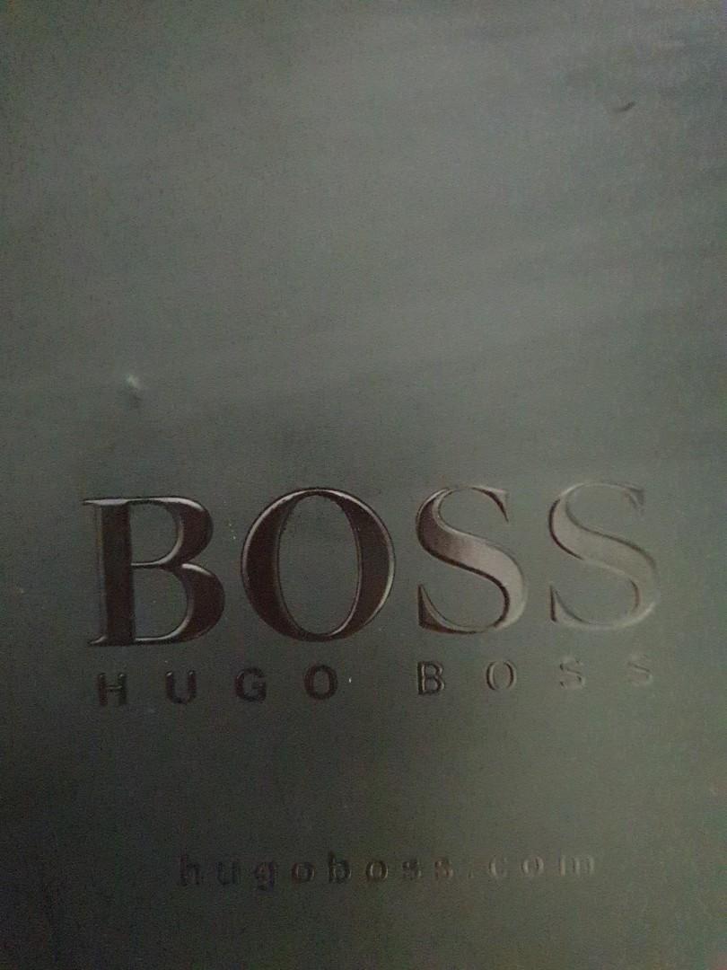 Hugo Boss Paper Bag (black), Luxury, Accessories on Carousell
