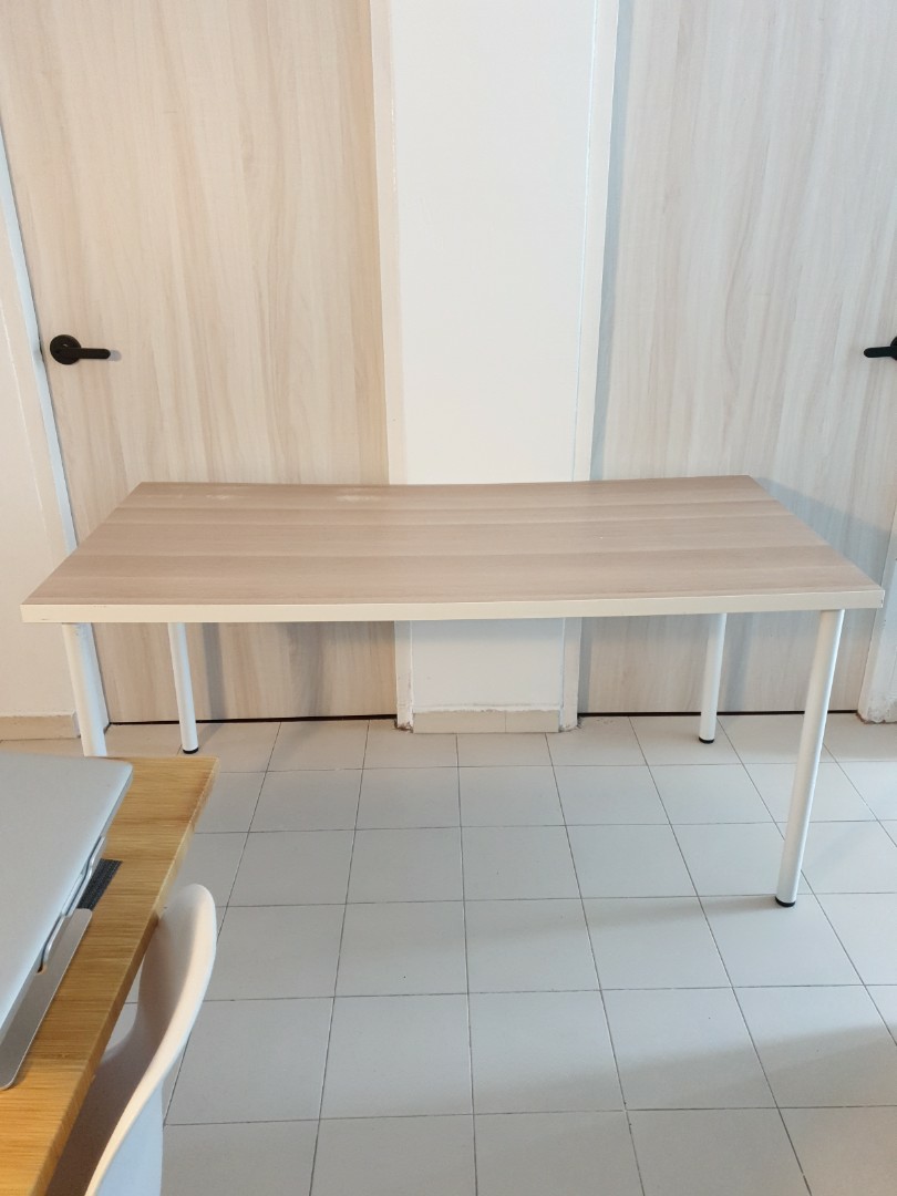 IKEA LINNMON TABLE WITH STANDS, Furniture & Home Living, Furniture ...