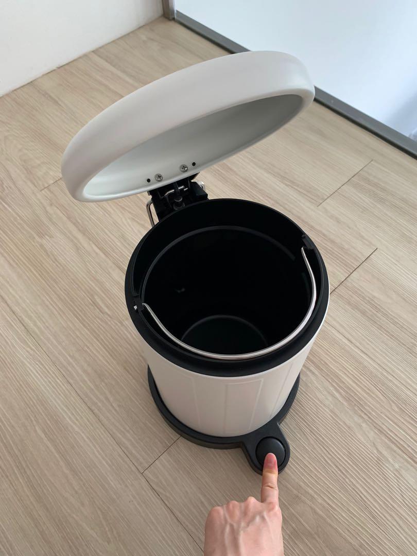 IKEA TOFTAN / Waste bin 27 h x 19 Dia cm, Furniture & Home Living ...