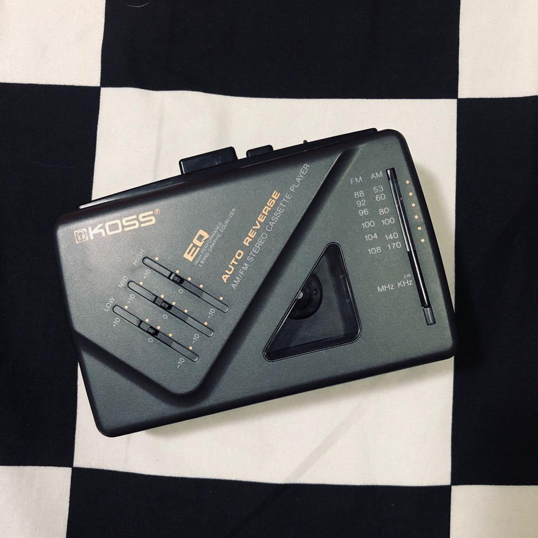 Koss PP110 Walkman Cassette Player with Mini Speakers, Hobbies & Toys ...