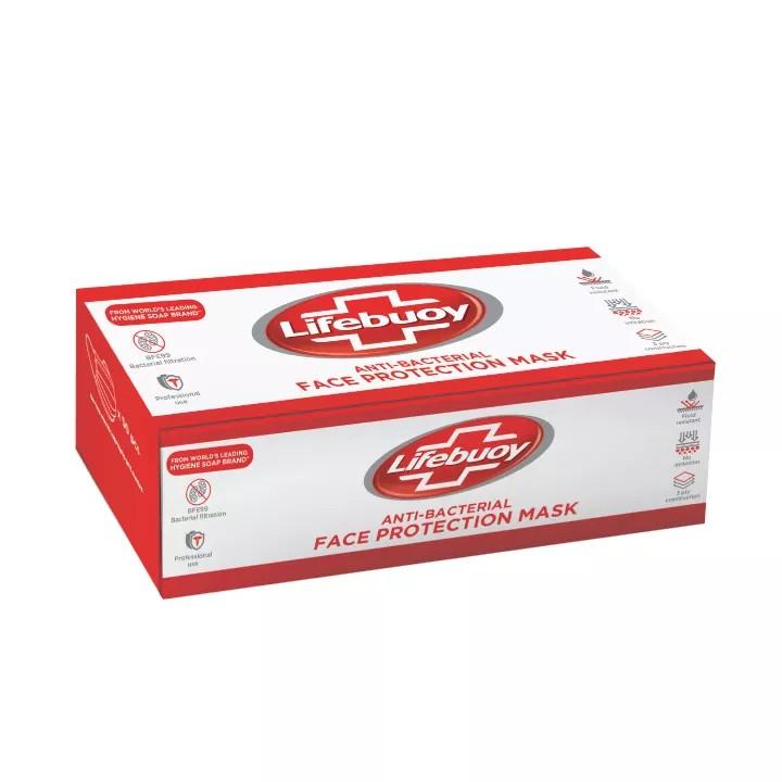 Lifebuoy 3 PLY mask, Health & Nutrition, Face Masks & Face Shields on ...