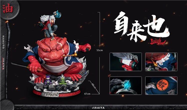 ☠️Lseven Studio Jiraiya with Gamabunta Naruto GK Resin Statues, Hobbies ...