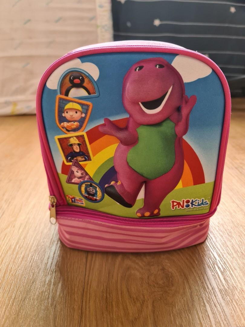 Lunch Box Back Pack; Barney, Bob the Builder, Thomas Train, Babies ...