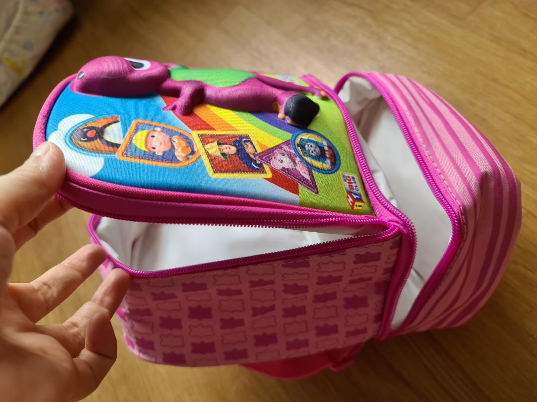 Lunch Box Back Pack; Barney, Bob the Builder, Thomas Train, Babies ...