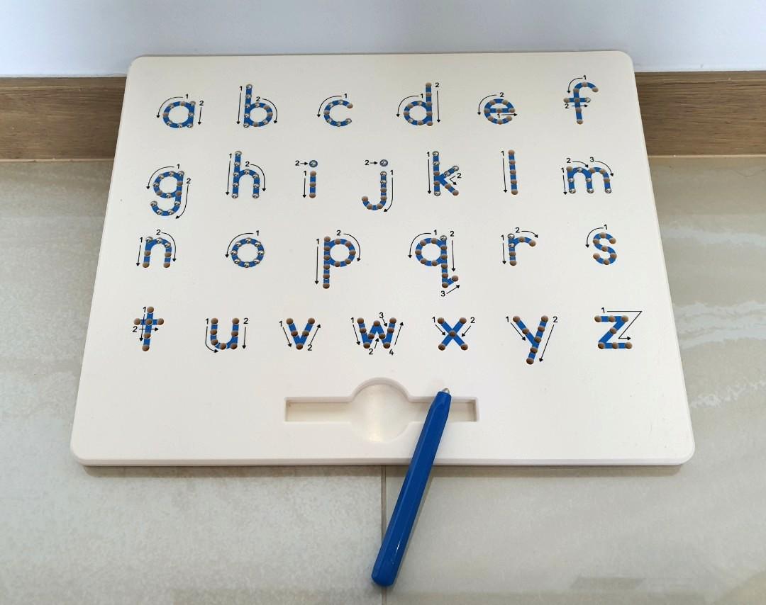 Magnetic Alphabet Board - Capital Letters, Hobbies & Toys, Toys & Games ...