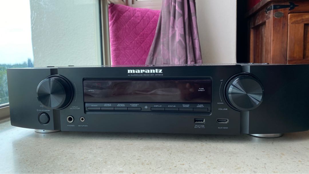 Marantz NR1603 Surround Receiver, Audio, Soundbars, Speakers ...