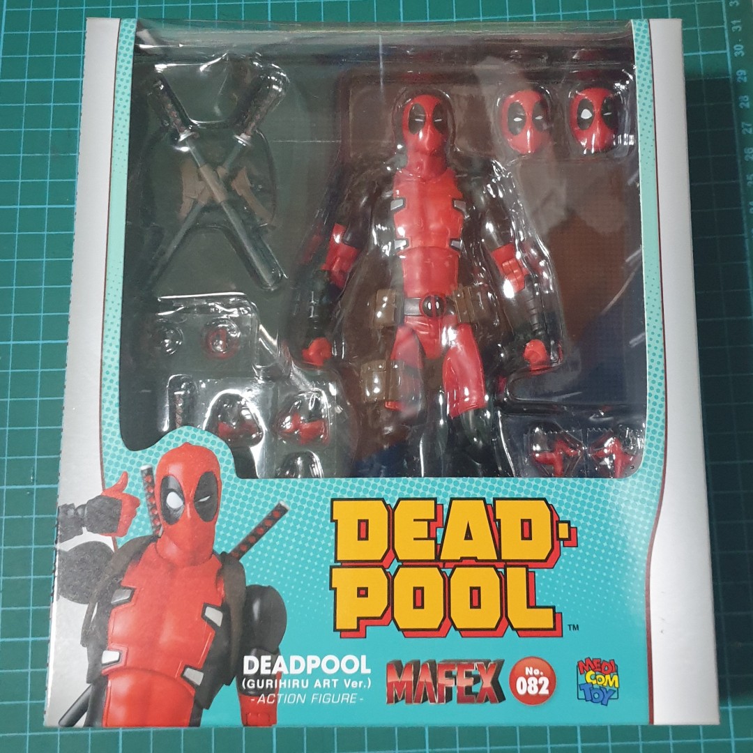 Marvel MAFEX No.082 Deadpool (Gurihiru Art Ver.), Hobbies & Toys, Toys ...