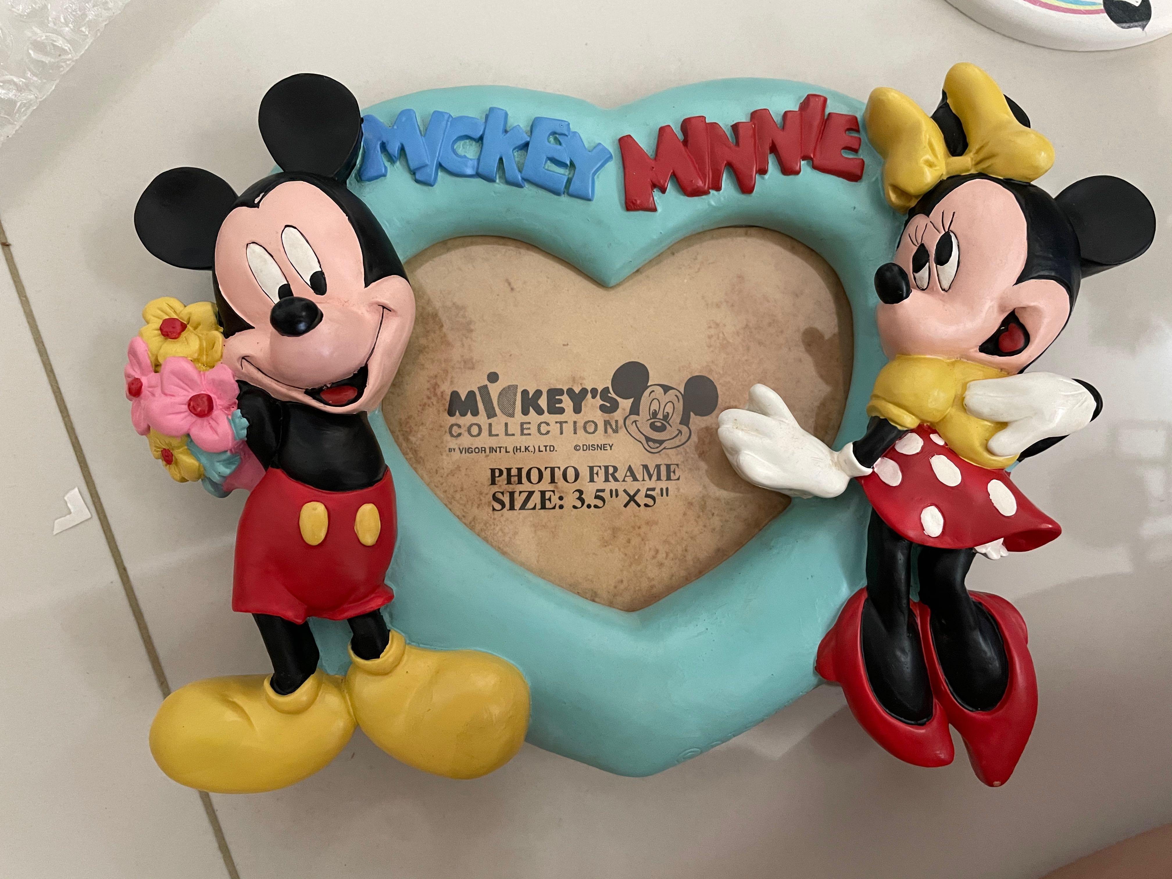 Mickey and Minnie photo frame, Everything Else on Carousell