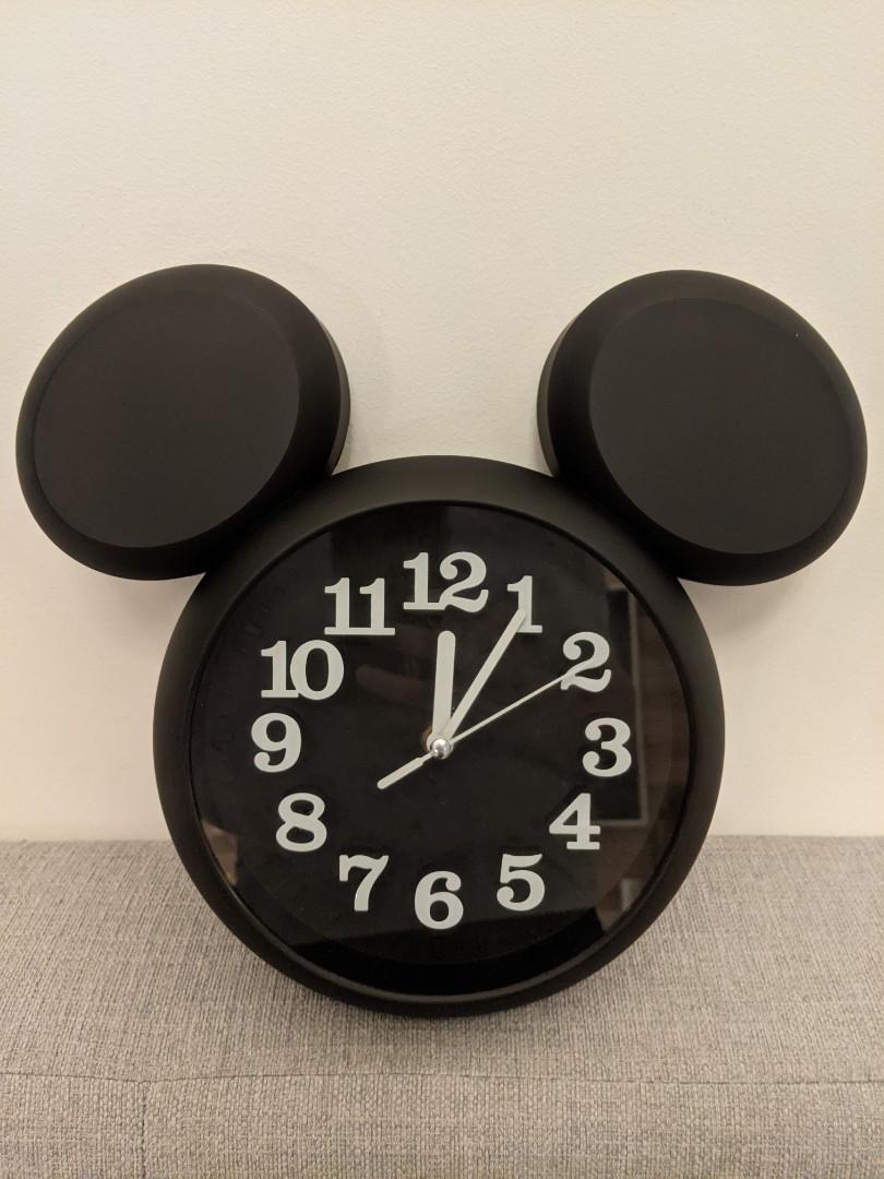 Mickey Mouse Clock, Furniture & Home Living, Home Decor, Clocks on ...