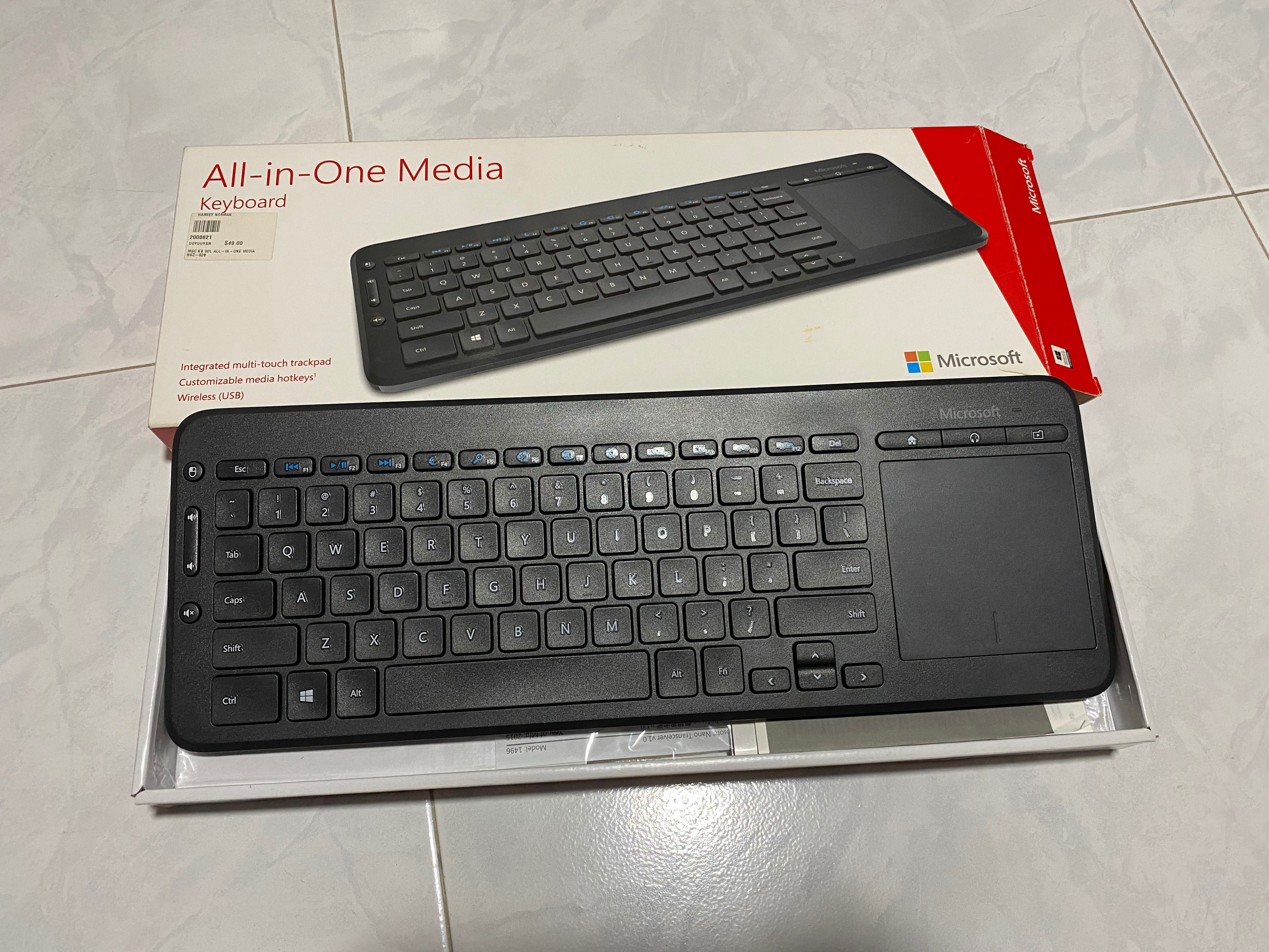 Microsoft Keyboard All in One Media, Computers & Tech, Parts ...